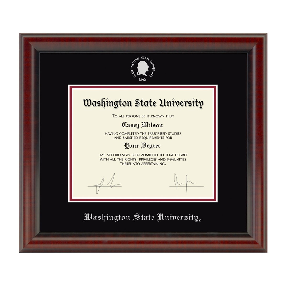 WSU Diploma Frame, the Fidelitas - Graduation Gift Selection